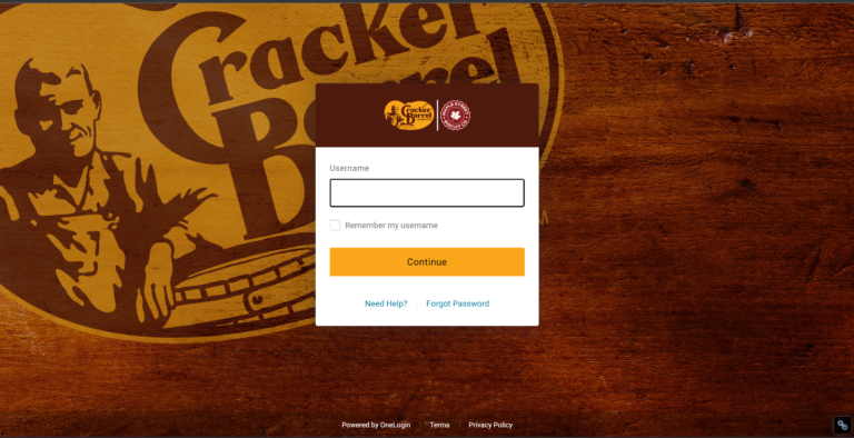 Cracker Barrel Front Porch Self Service Login Welcome